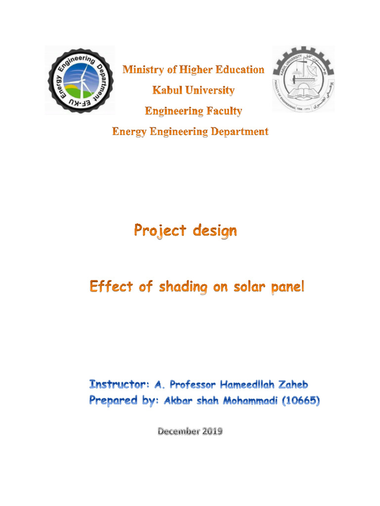 Effect of Shading On Solar Panels | PDF | Photovoltaics | Solar Panel