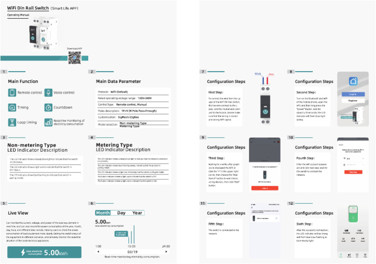 Tongou WiFi CB To Q SY1 Manual | PDF