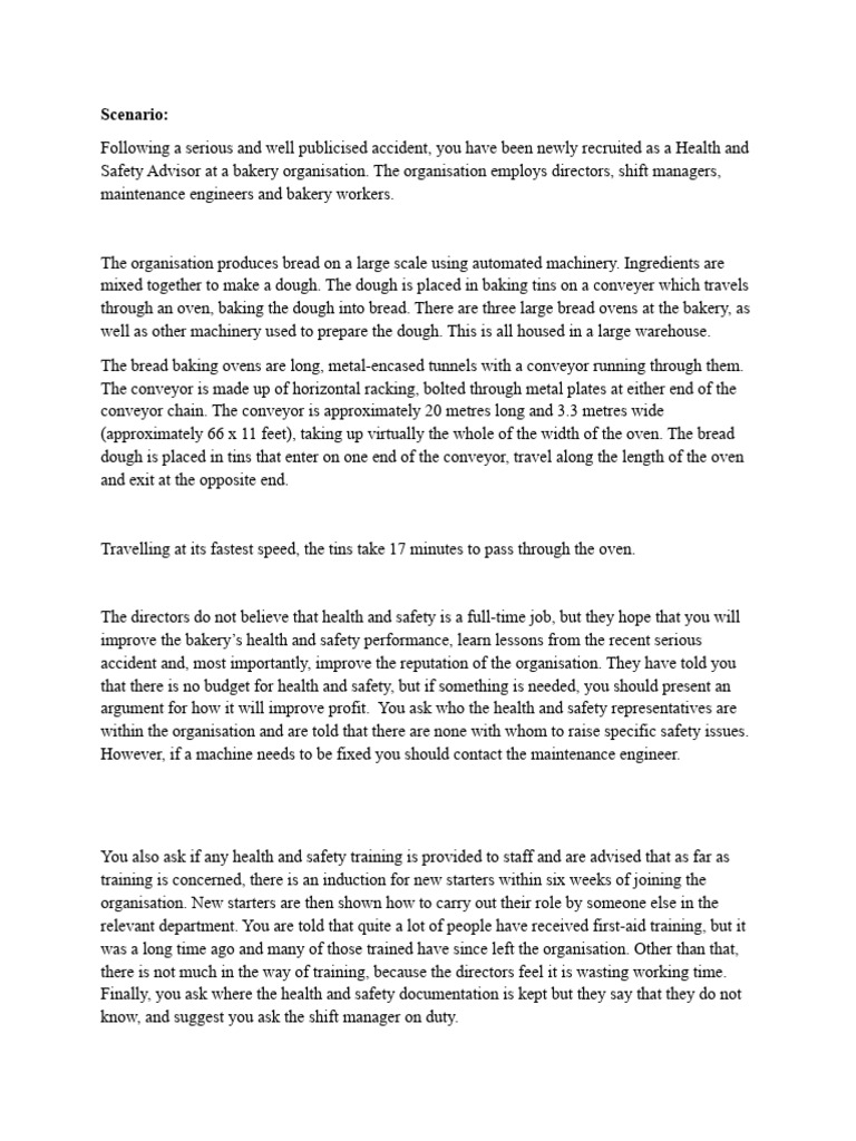 Assignment | PDF | Occupational Safety And Health | Employment