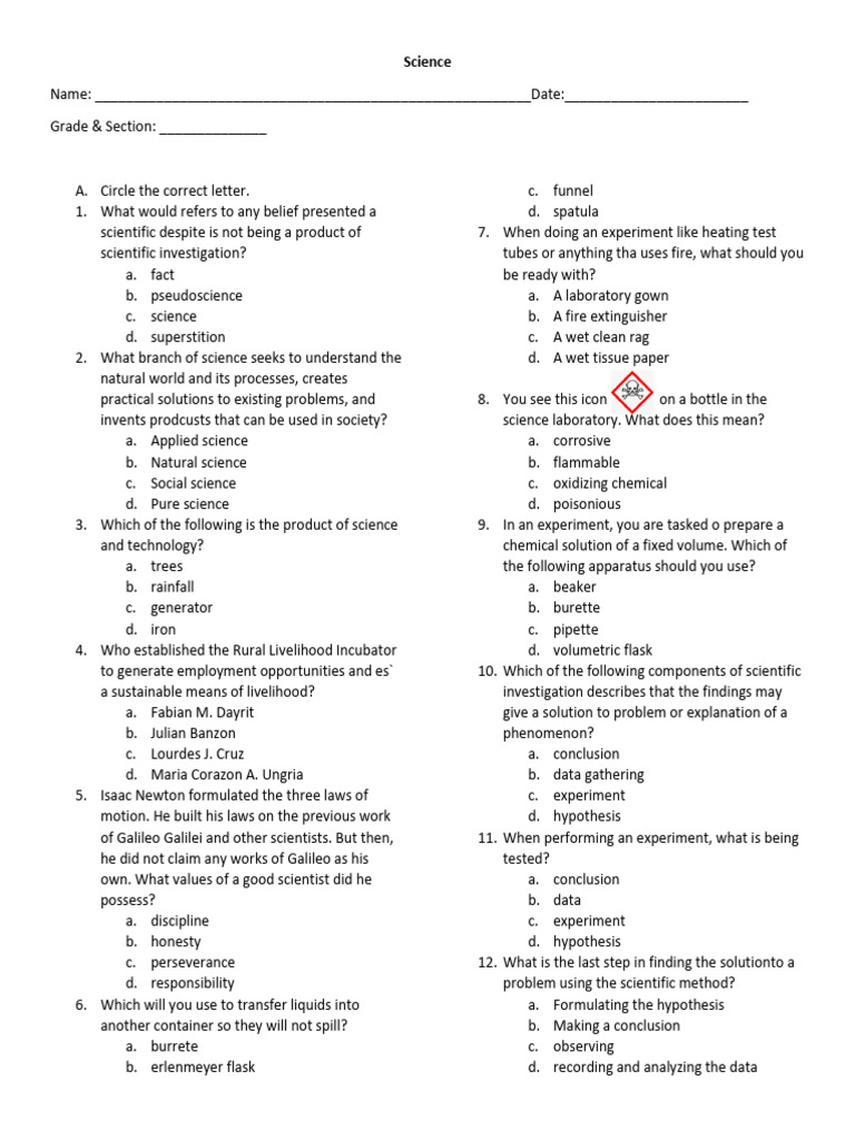 Science | PDF | Mixture | Science