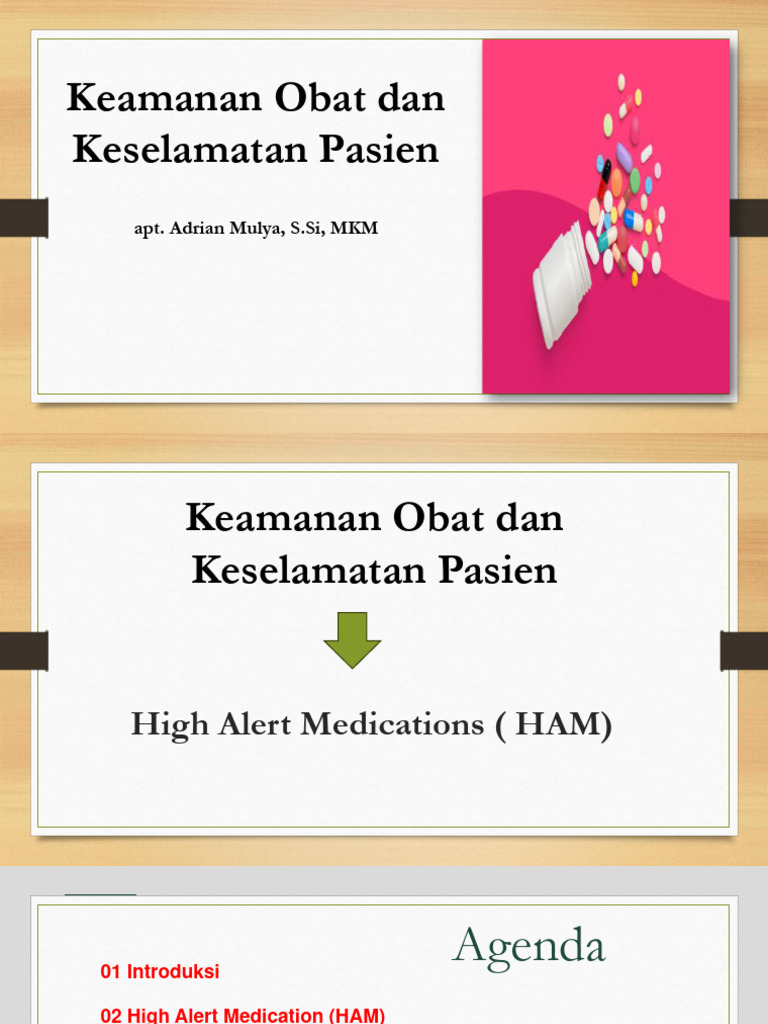 Pengelolaan Keamanan Obat HAM | PDF