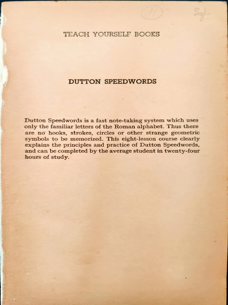 Dutton Speedwords Combined - Text | Download Free PDF | Linguistics ...