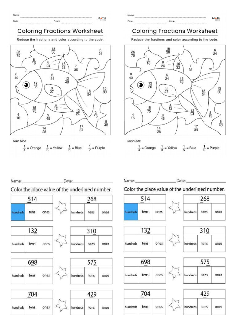 Fractions and Place Value | PDF