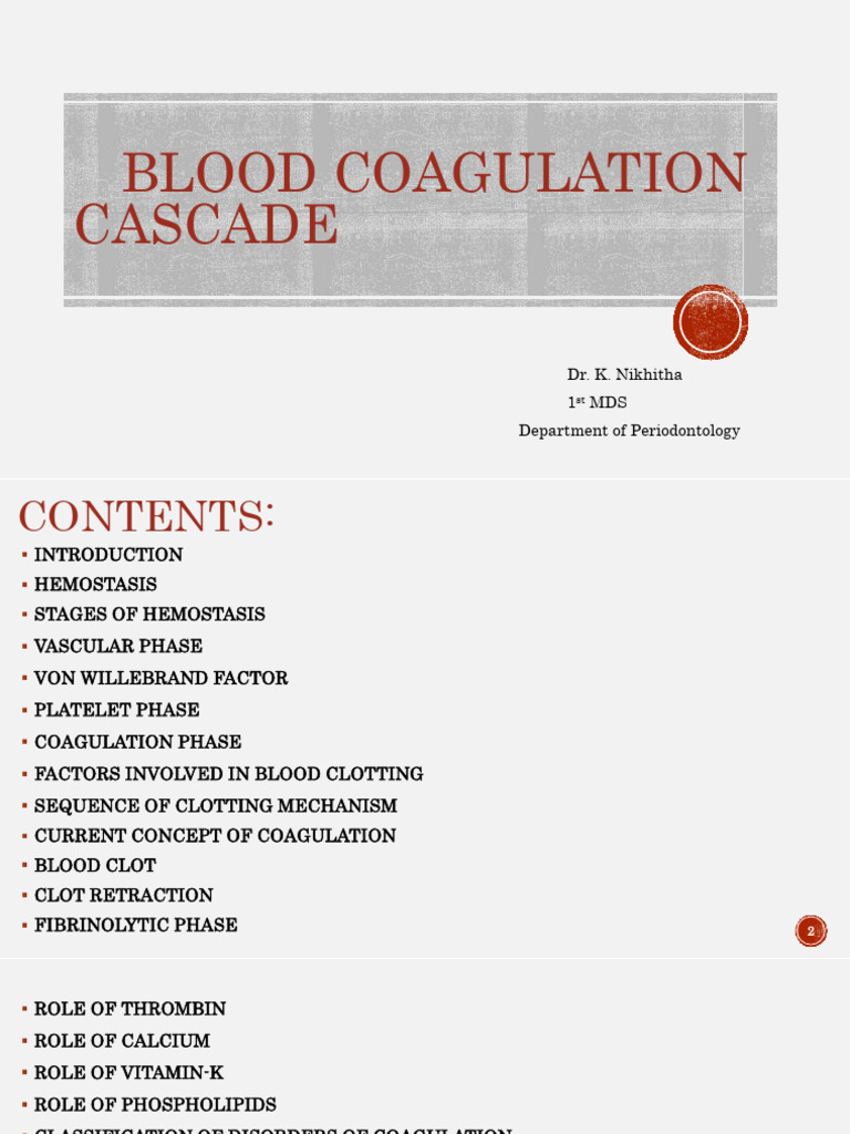 Bloodcoagulation 190525030844 | PDF | Coagulation | Platelet
