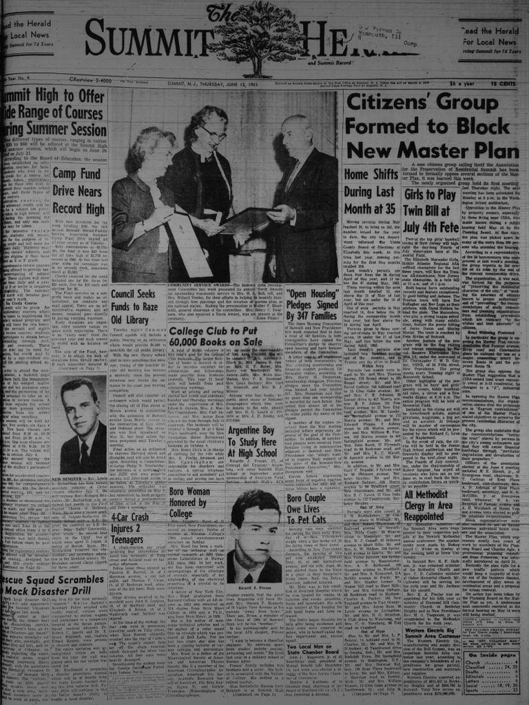 Citizens' Group Formed To Block New Master Plan: Immit High To Offer e ...