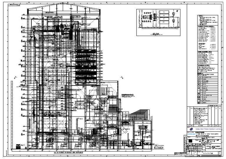 Ga of Boiler Sectional Side Elevation | PDF