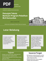 Contoh Proposal Pengajuan BLK Tahun 2024 | PDF