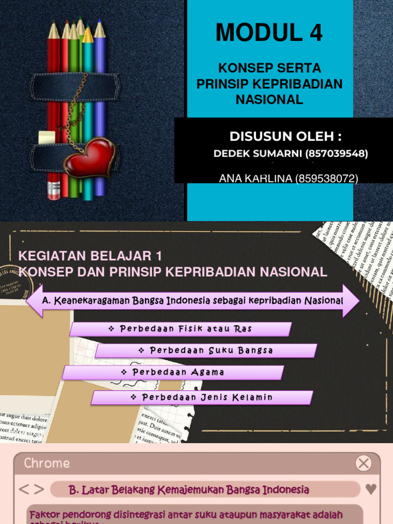 MODUL 4 Pembelajaran PKN Di SD | PDF | Ilmu Sosial