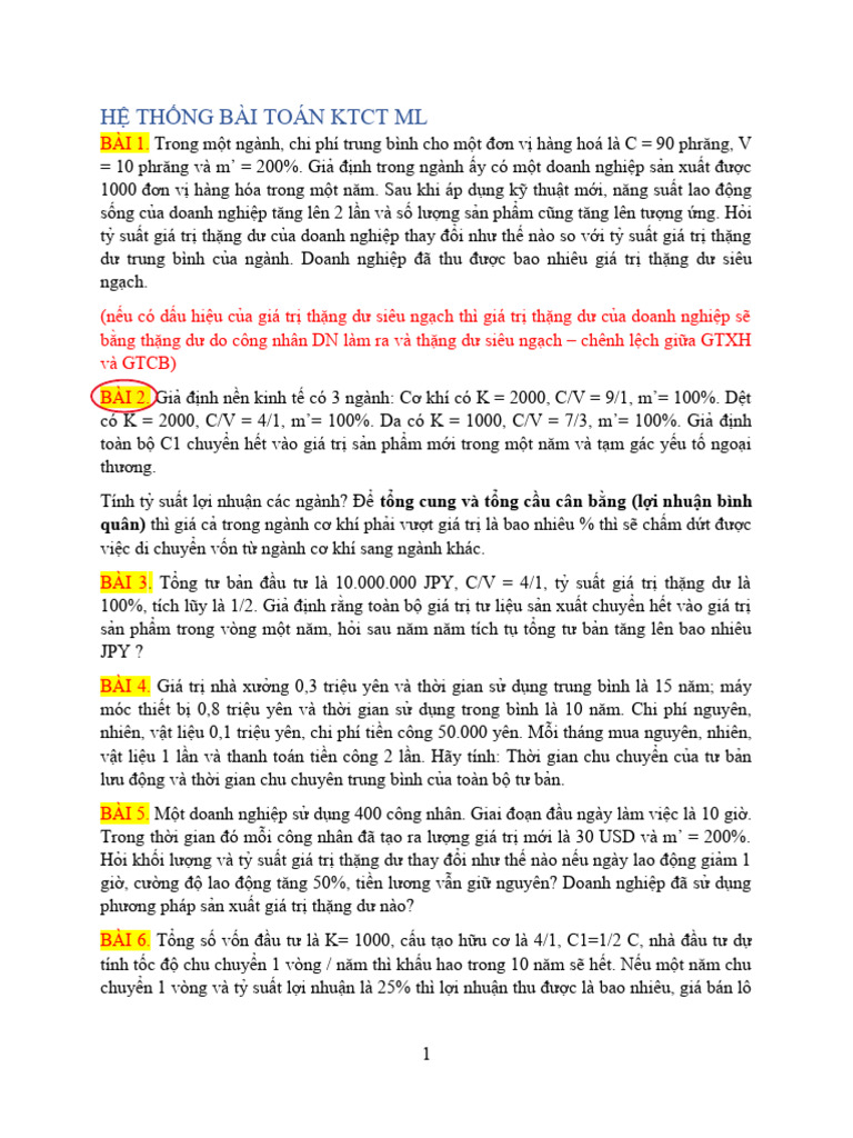 NHẬN ĐỊNH BÀI TẬP TN KTCT ĐÁP ÁN | PDF