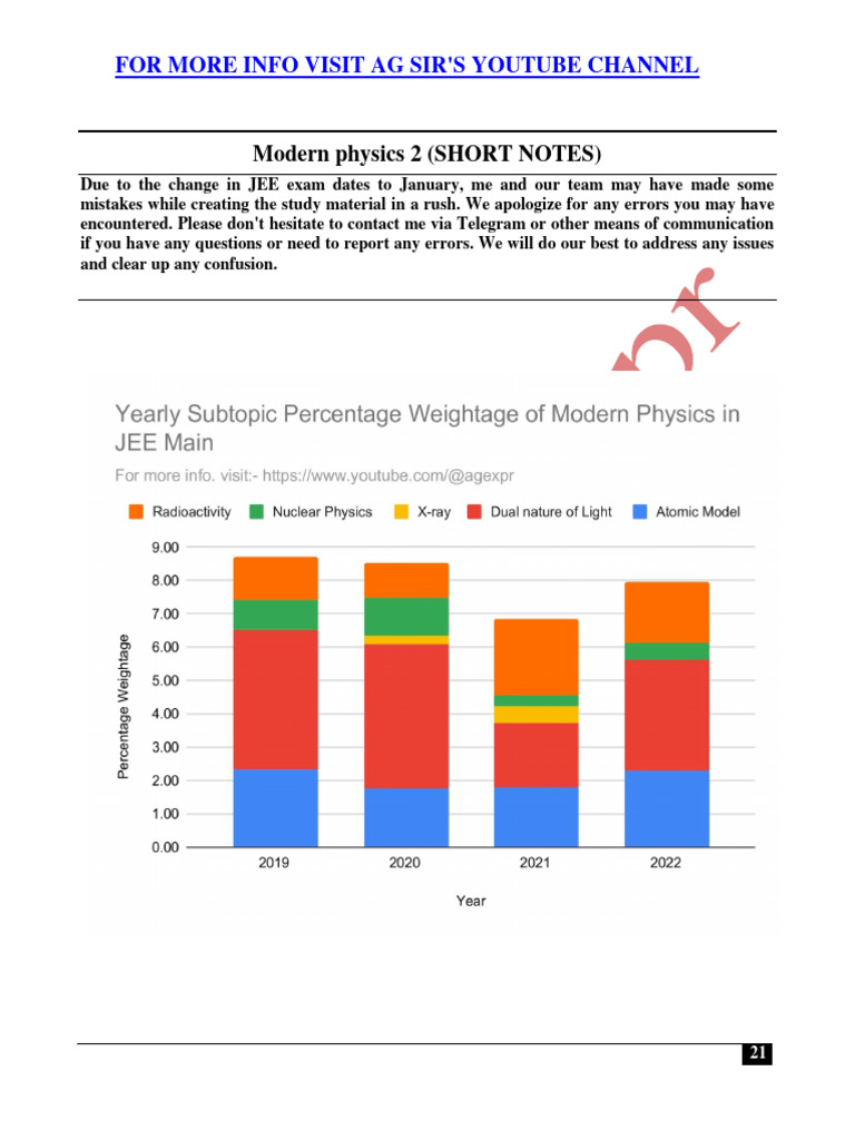 2 Modern-Physics-2 Exe PC | Download Free PDF | Radioactive Decay | Nuclear Reaction