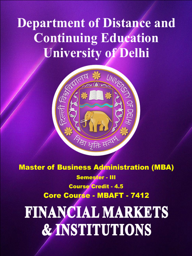 DSC-8 - Financial Market and Institutions - 240329 - 212709 | PDF ...