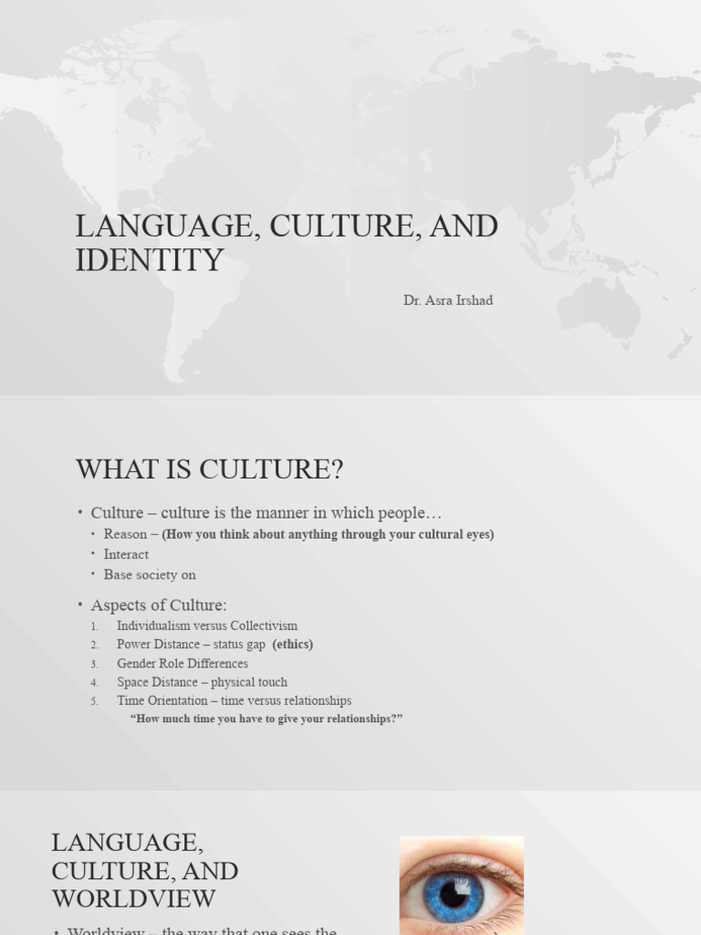 Language Culture and Identity | PDF