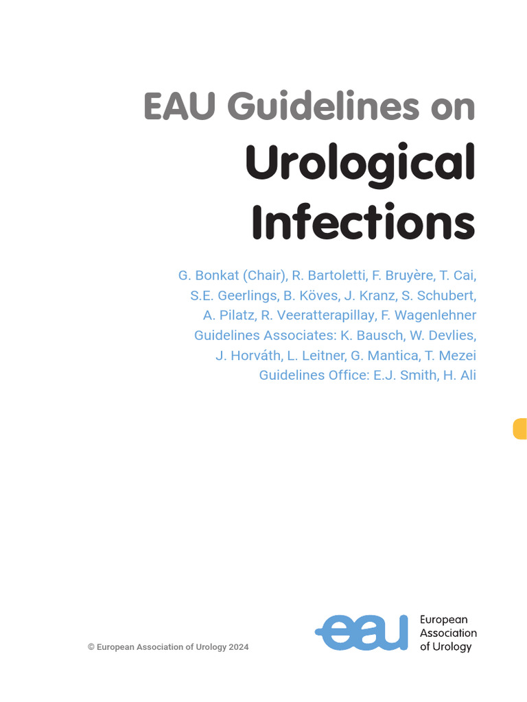 EAU 2024 Guidelines on Urological Infections | PDF | Urinary Tract ...