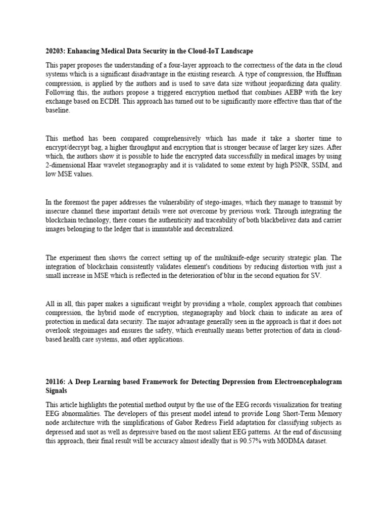 paper review | PDF | Machine Learning | Electroencephalography paper review | PDF | Machine Learning | Electroencephalography