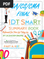 Ca Ramesh Soni CA Inter GST Chartbook | PDF