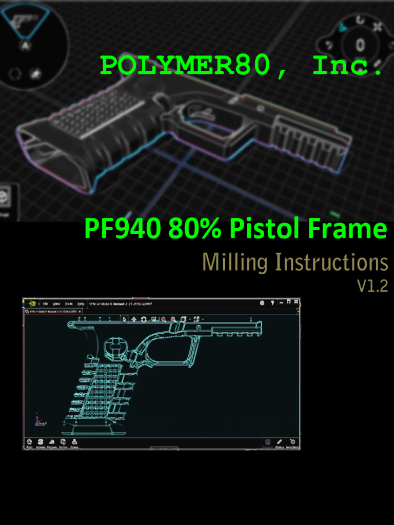 Polymer80 PF940 Instructions | PDF | Drill | Trigger (Firearms)