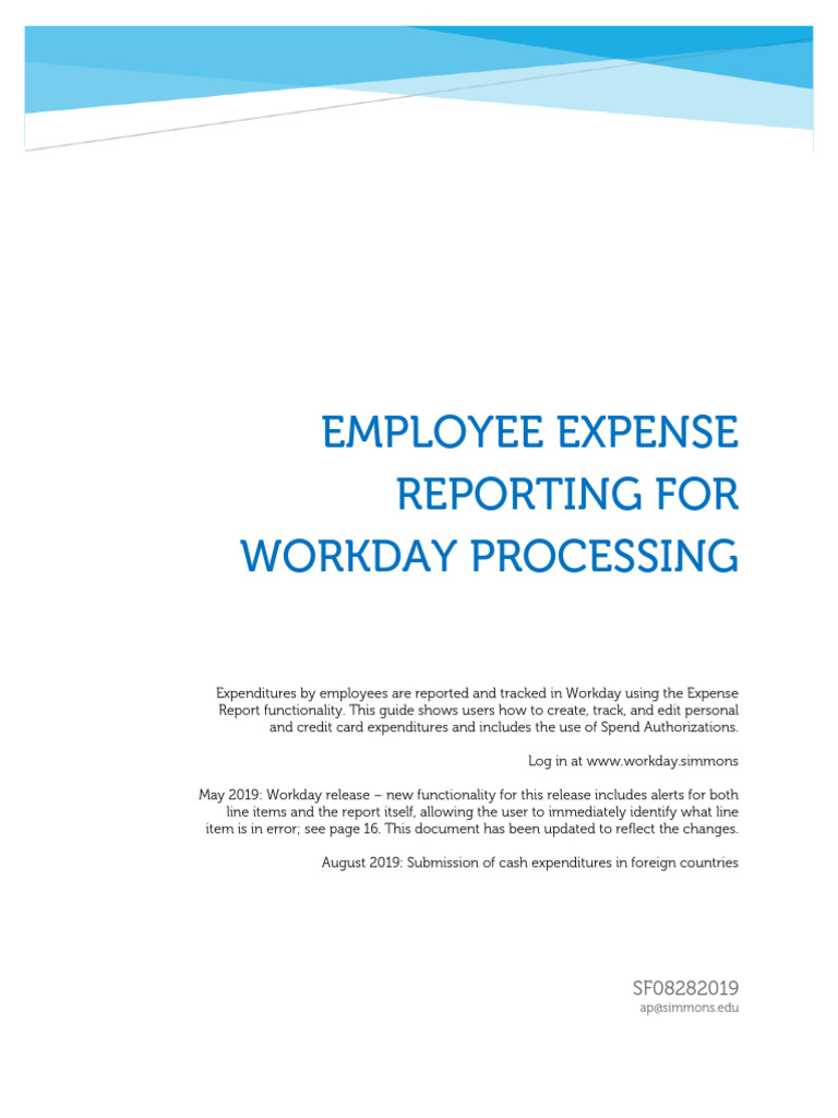 Creating Expense Reports WorkDay | PDF | Expense | Accounts Payable