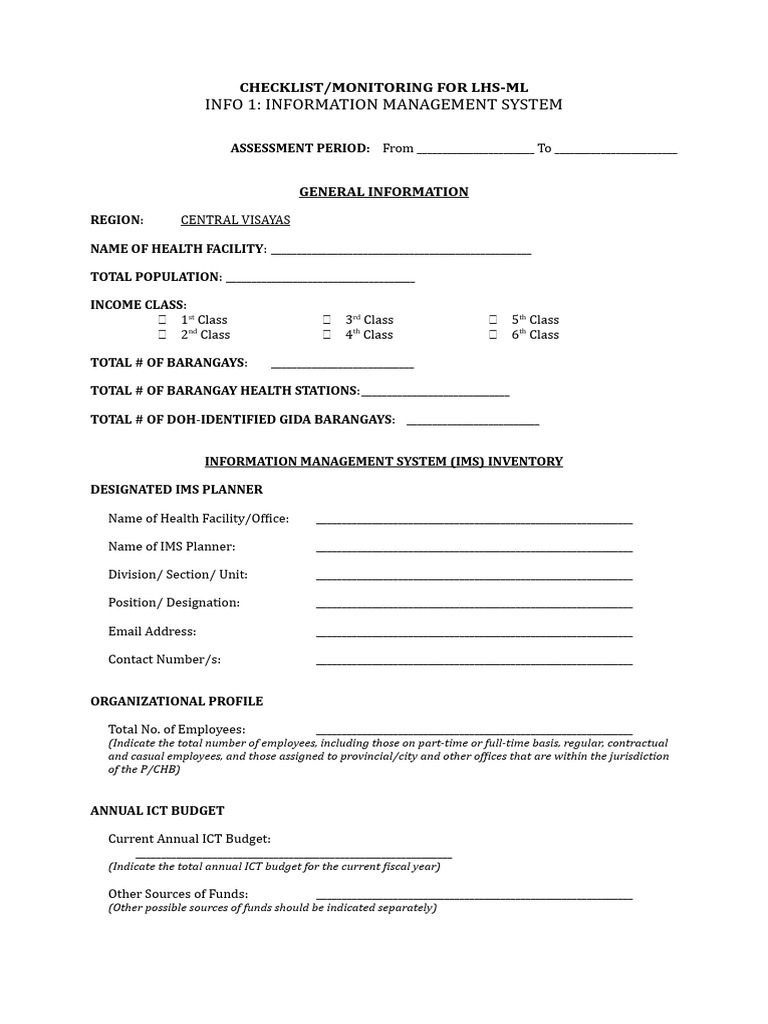 Checklist-Monitoring For Ict | PDF | Operating System | Microsoft Windows