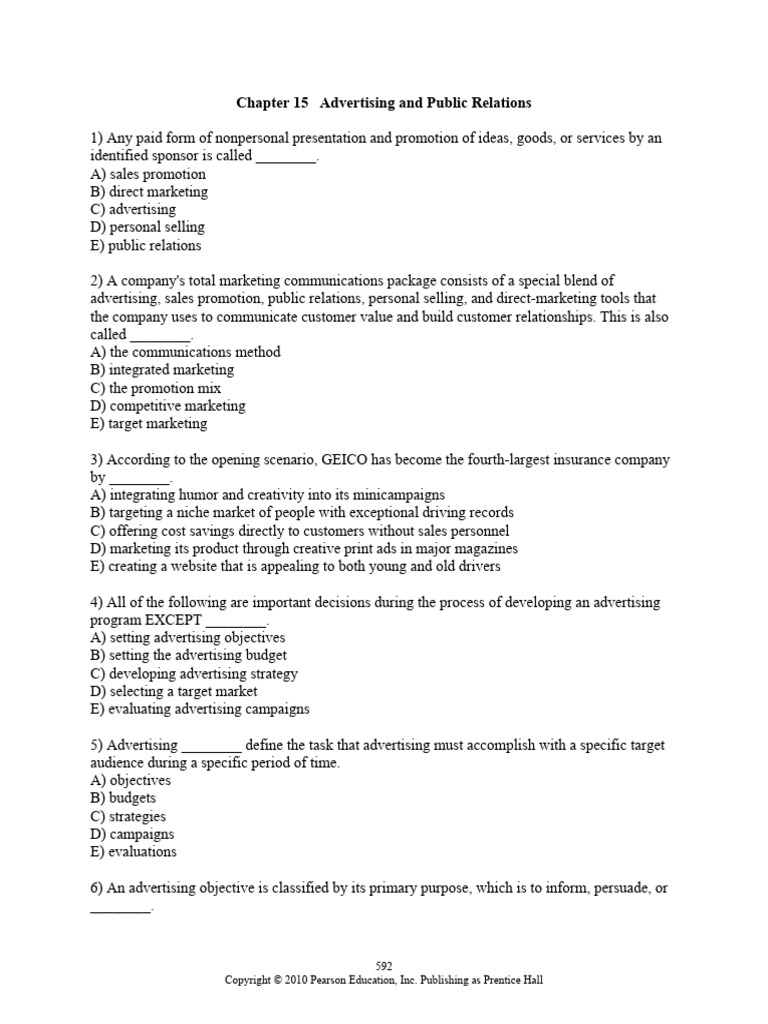 Chapter 15 | Download Free PDF | Advertising | Public Relations