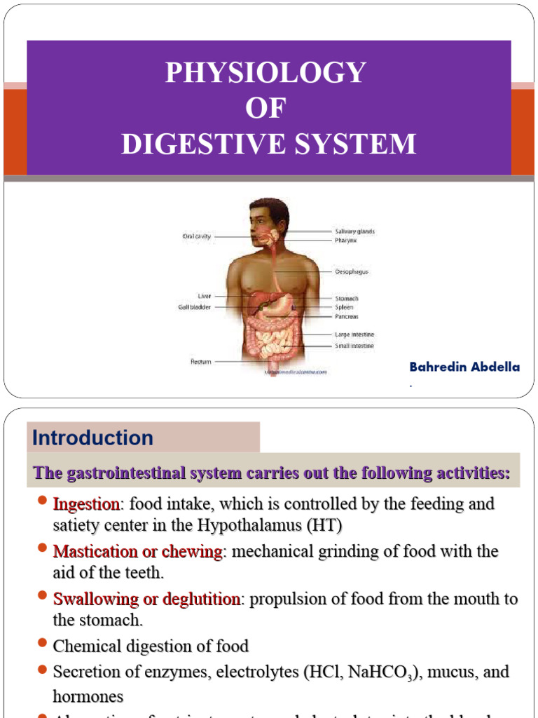 Physiology of GIT | PDF | Stomach | Digestion