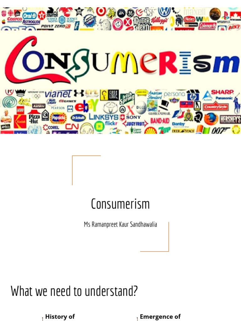 Intro Consumerism | PDF | Consumerism | Consumption (Economics)