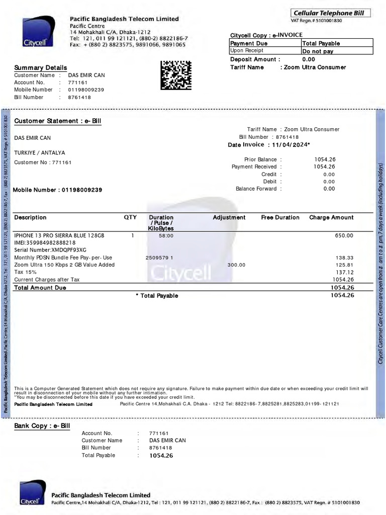Summary Details | PDF | Receipt | Payments