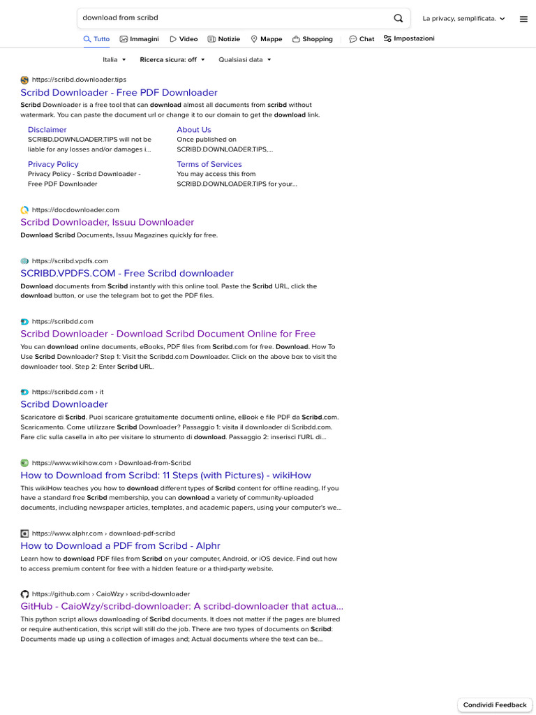 download from scribd at DuckDuckGo | PDF | Scribd | Software