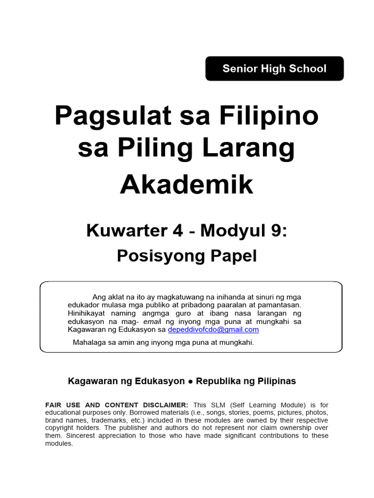 Ohsp Filrang LM9 | PDF