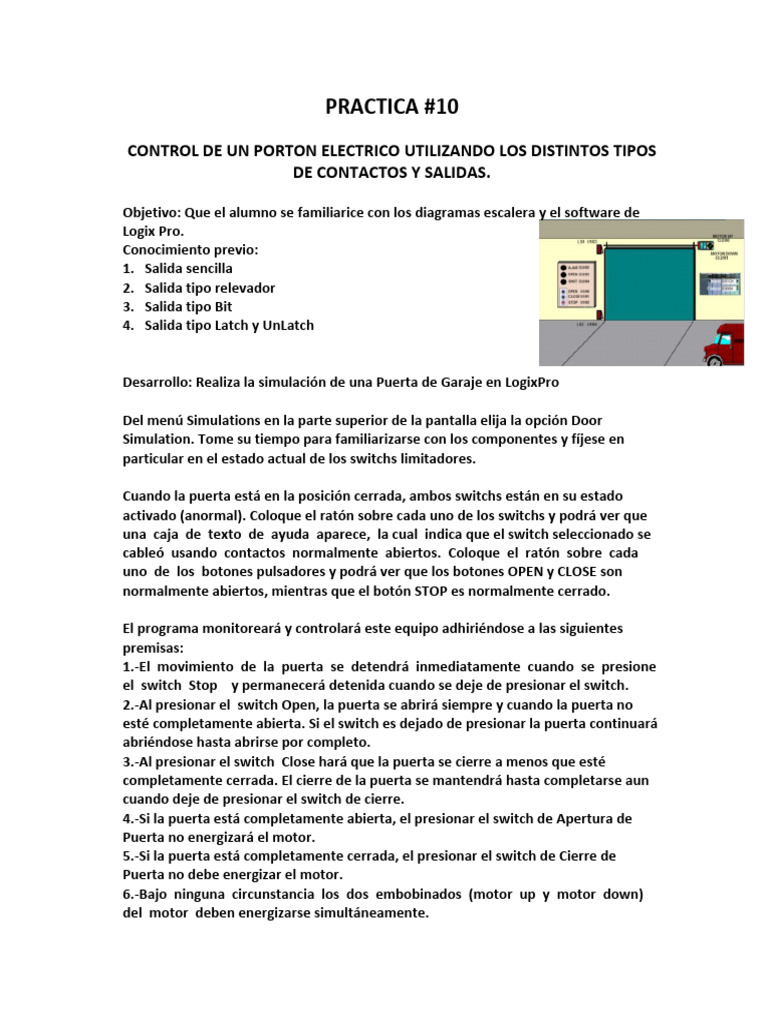 Practica 10 PLC | PDF | Informática