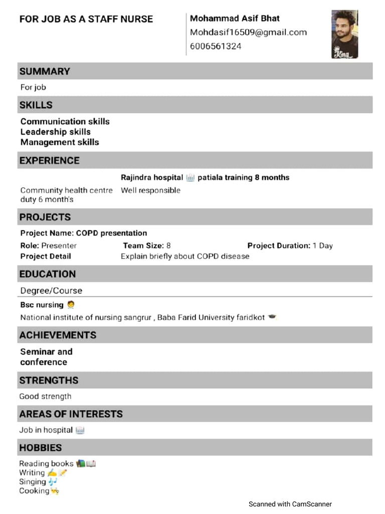 Resume of Mohd Asif | PDF