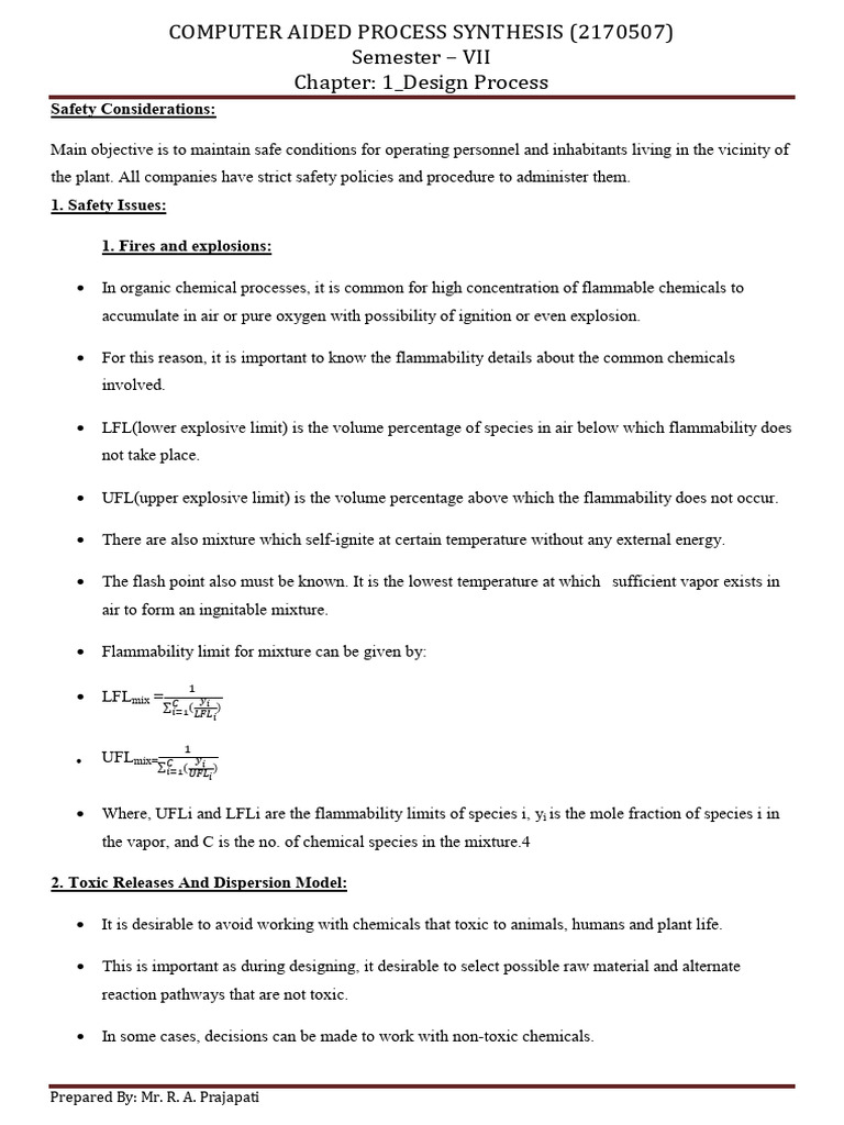 Chapter 1 - Safety Considerations | PDF | Chemistry | Occupational Safety And Health