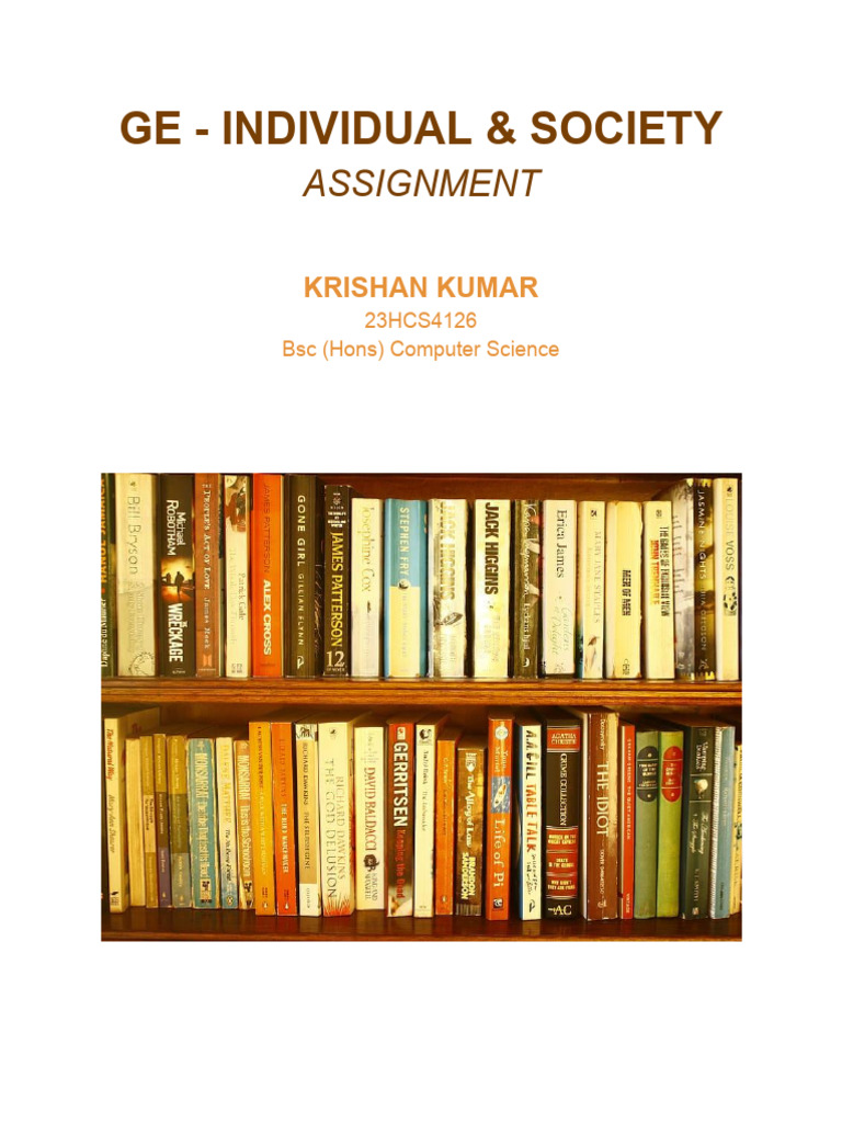 Ge Assignment | PDF | Tanks | Violence