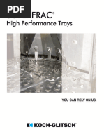 Koch Glitsch Conventional Trays Brochure | PDF | Distillation ...