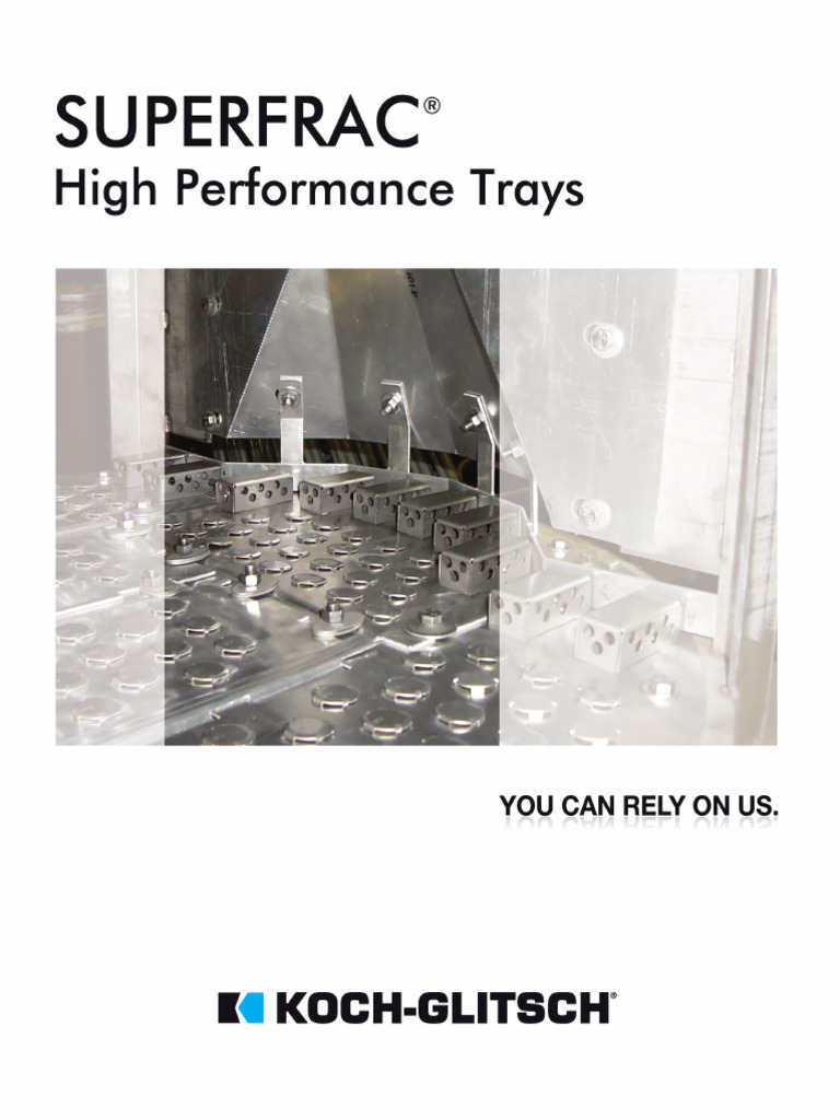 SUPERFRAC High Performance Tray Brochure | PDF | Materials | Secondary ...