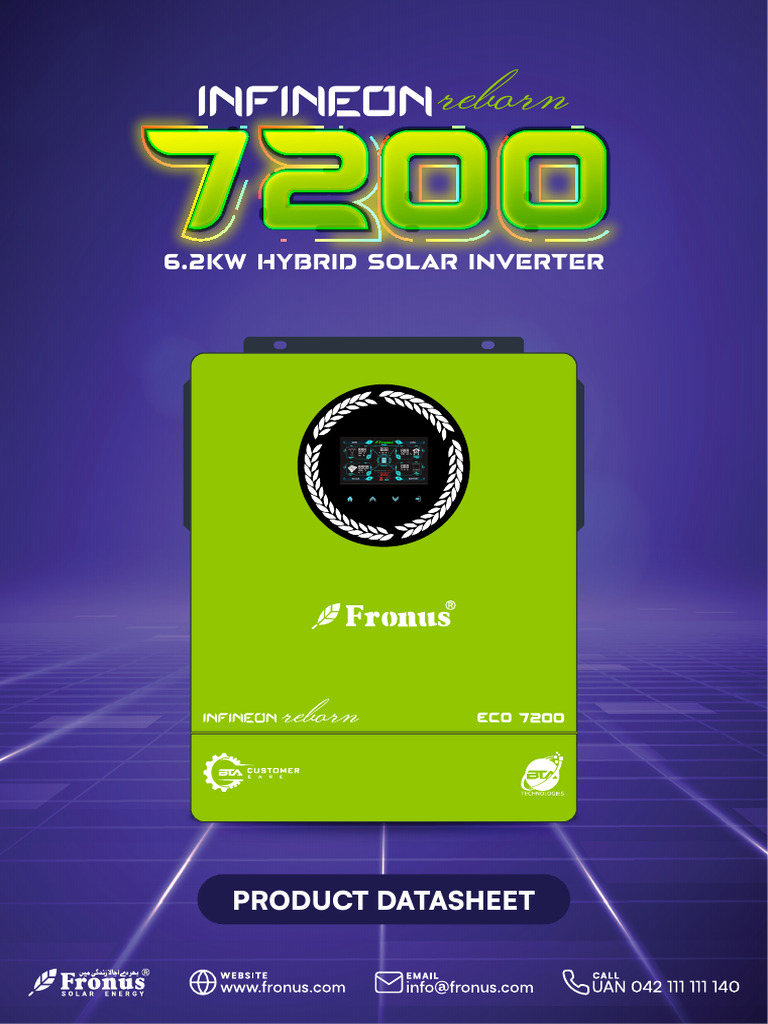 Datasheet & Specifications Eco-7200 | PDF | Power Inverter | Power Supply