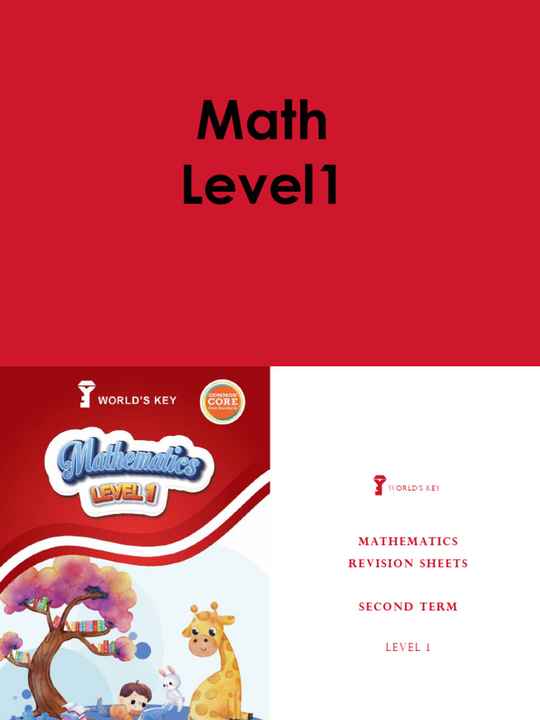 Math Level1: Revision Sheet Revision Sheet Mathematics Mathematics | PDF