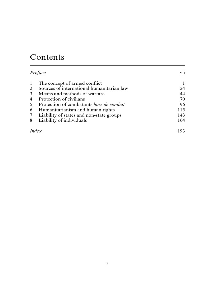 Principles of International Humanitarian | PDF | International ...