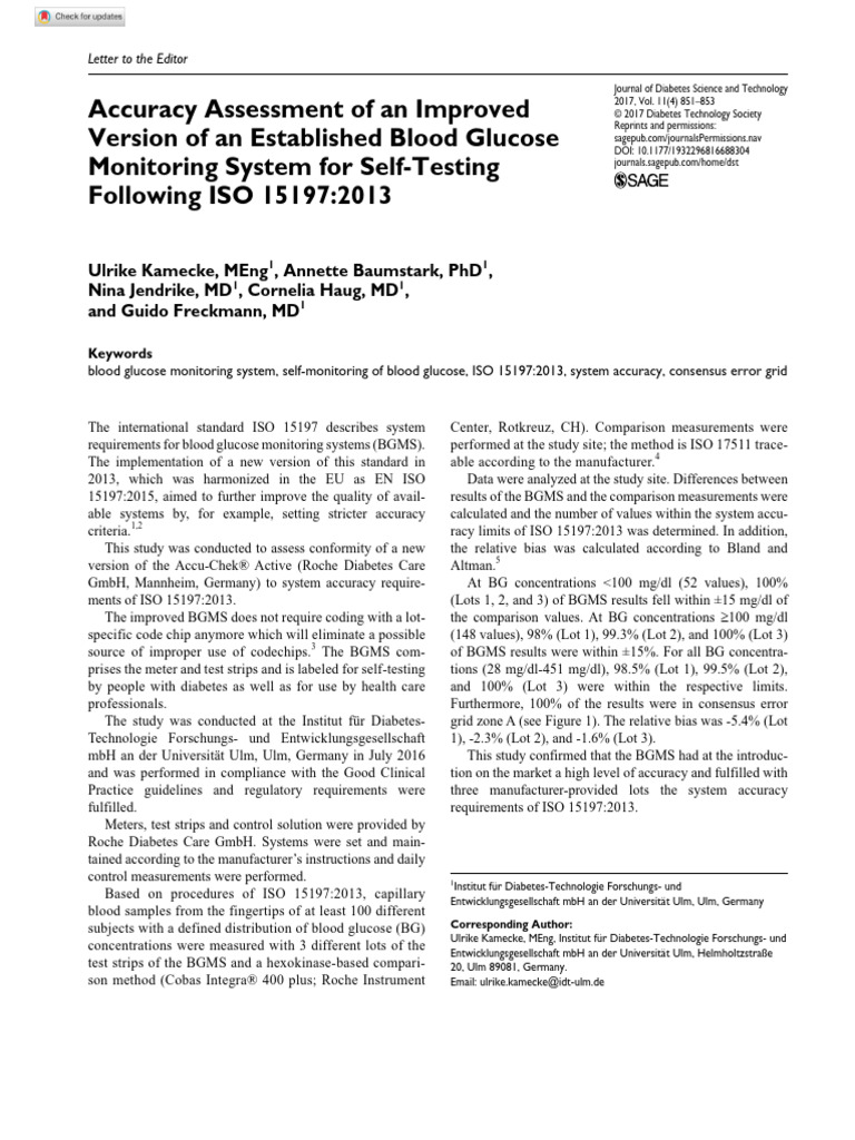 Kamecke Et Al 2017 Accuracy Assessment of An Improved Version of An ... Kamecke Et Al 2017 Accuracy Assessment of An Improved Version of An ...