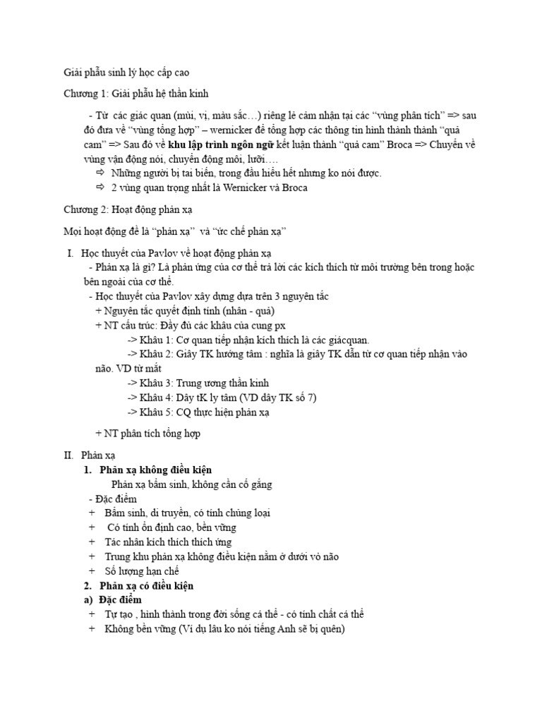 Giải Phẫu Sinh Lý Học Cấp Cao | PDF