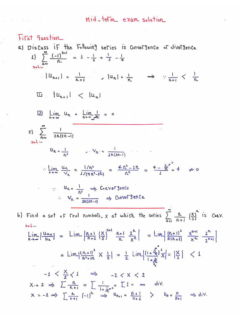 Mid Term Solution | PDF