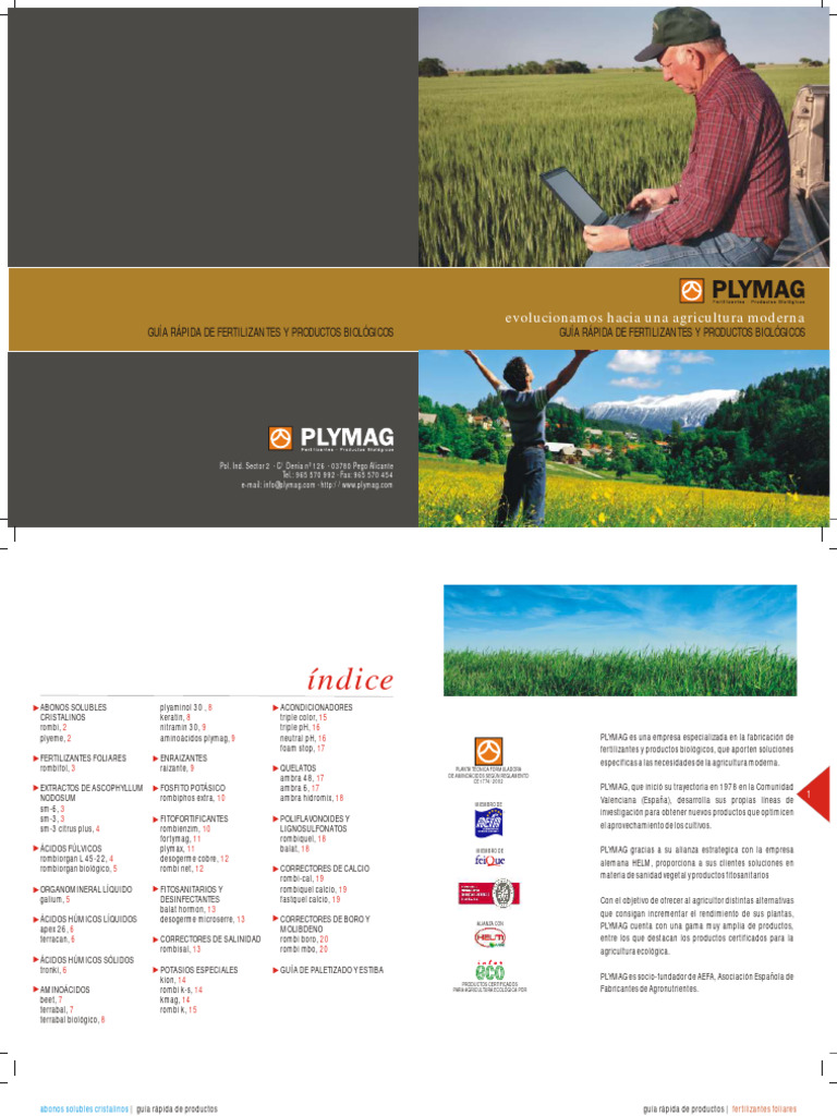 PLYMAG | PDF | Fertilizante | Agua