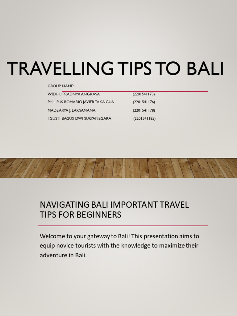 Essential Bali Travel Tips for Beginners | PDF | Bali