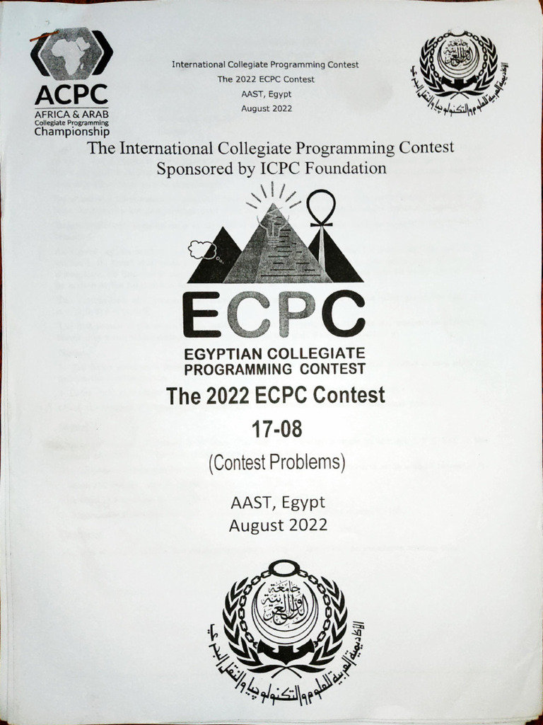 Ecpc Local Qualification Day 3 2022 | PDF