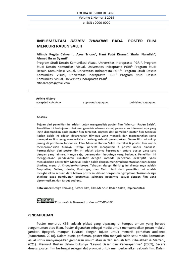 Logika Berpikir Desain | PDF | Seni