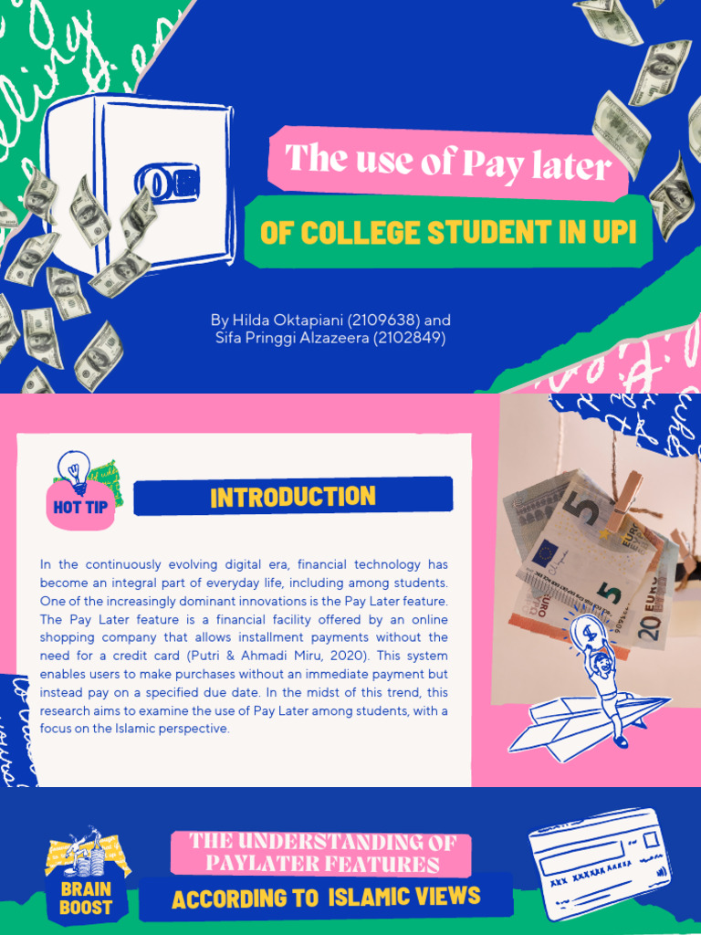 The Use of Pay Later | PDF | Credit | Finance & Money Management