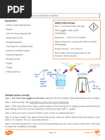 AQA GCSE Chemistry: Making Salts Practice | PDF | Magnesium ...