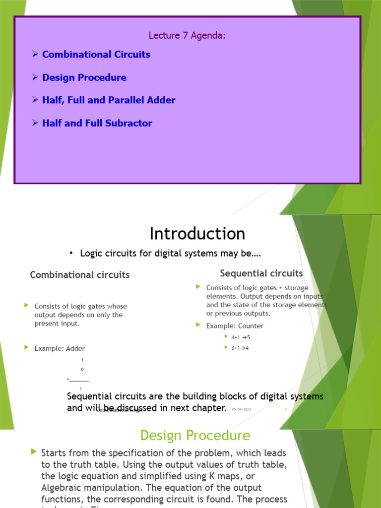 Lecture 7 | Download Free PDF | Logic Gate | Digital Electronics
