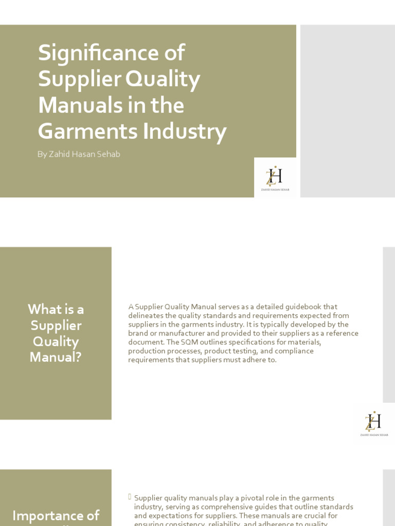 Significance of SQM | PDF | Supply Chain | Quality (Business)