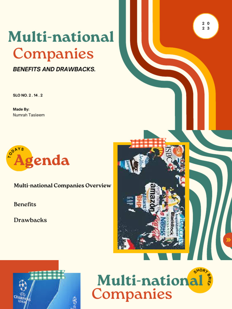 Multinational Company Numrah | PDF | Multinational Corporation | Market ...