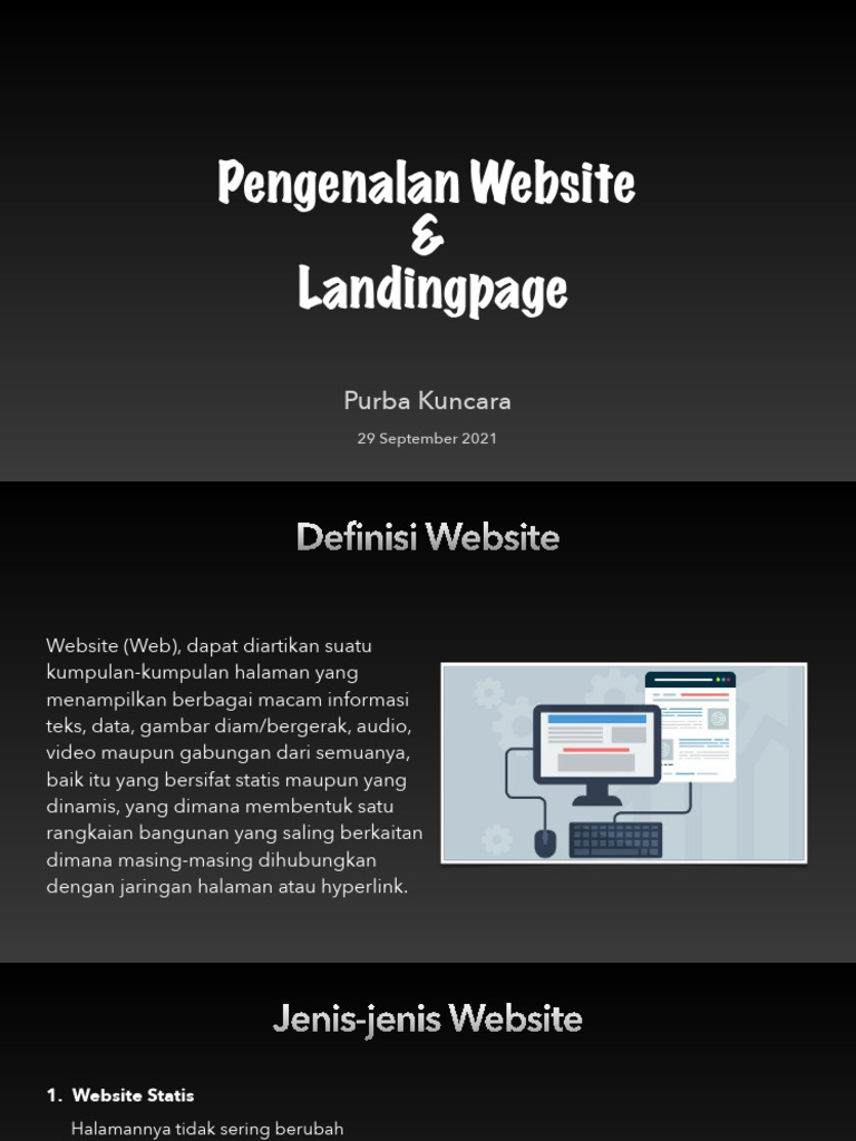 Pengenalan Website Dan Landingpage | PDF